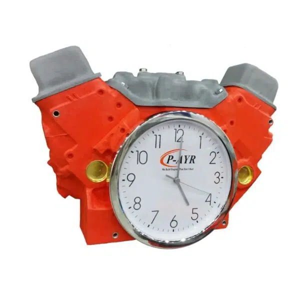 P-Ayr 350 Chevy Quarter Engine Clock - 2446 - P-Ayr Products - Plastic ...